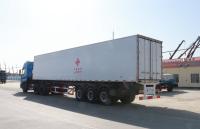 China Heavy Duty 40t-50t Refrigerated Semi Trailer with Dongfeng Tractor Truck Head for sale