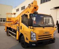 China JMC 22m Telescopic Boom Aerial Working Truck 150HP Diesel Lift Truck 200kg Rated Load for sale