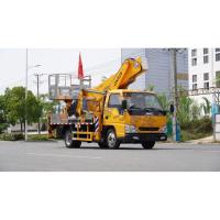 China JMC 20m 22m 24m Telescopic Boom Aerial Bucket Truck 150HP Diesel 7410kg for sale