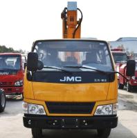 China JMC 20m 22m 24m Telescopic Boom Aerial Bucket Truck 150HP Diesel 7410kg for sale