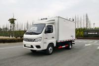 China Foton Shacman 4x2 Refrigerated Truck 112HP Euro V Frozen Food Delivery Freezer Box 3120x1560x1530mm for sale
