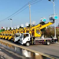 China JMC 22m Telescopic Boom Aerial Work Truck 200kg Rated Load 360 Degree Rotation for sale