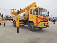 China Dongfeng 28m Hydraulic Lifting Platform Truck 190HP Man Lift Aerial Work Vehicle for sale