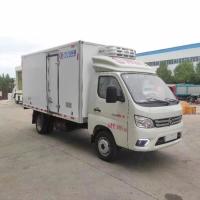 China Foton Mini Refrigerated Food Freezer Van Truck 1 Ton 2 Ton Diesel Euro V for sale