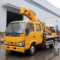 China Isuzu 18-20m Telescopic Boom Aerial Platform Truck Mounted Man Lift 200kg Capacity for sale