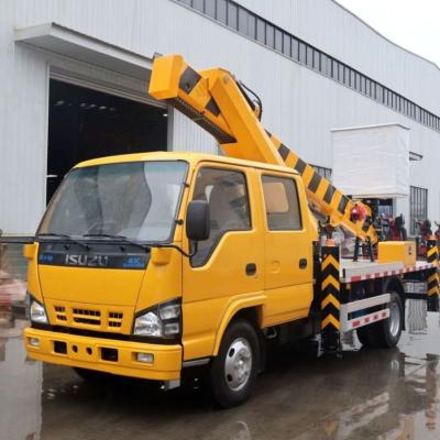 China 26m Telescopic Boom Aerial Lift Truck 205HP Diesel Man Lift for Overhead Work for sale