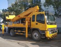 China 26m Telescopic Boom Aerial Lift Truck 205HP Diesel Man Lift for Overhead Work for sale