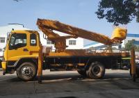China 26m Telescopic Boom Aerial Lift Truck 205HP Diesel Man Lift for Overhead Work for sale