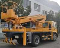 China 26m Telescopic Boom Aerial Lift Truck 205HP Diesel Man Lift for Overhead Work for sale