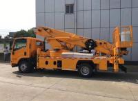 China 18m 22m Telescopic Boom Man Lift Truck Mounted Diesel 205HP Euro 5 for sale
