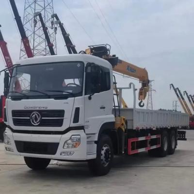 China Mobile Telescopic Truck Mounted Crane 6.3 Tons 3 Boom 4 Boom CLW Brand 700p Type for sale