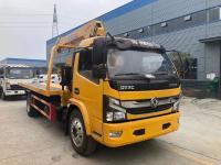 China Dongfeng 5 Ton Flatbed Truck Mounted Crane Hydraulic Telescopic Boom 4000kg Lifting Capacity for sale
