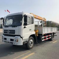 China Dongfeng 8 Ton Hydraulic Telescopic Boom Crane Truck Mounted 4x2 Diesel Euro 3 for sale