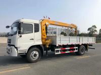 China Dongfeng 8 Ton Hydraulic Telescopic Boom Crane Truck Mounted 4x2 Diesel Euro 3 for sale