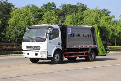 China Dongfeng 6cbm Compressed Garbage Truck Waste Compactor with 102HP Euro II Engine for sale