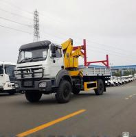 China Dongfeng 8-12t Heavy Duty Truck Mounted Crane Straight Arm 380HP Euro 5 for sale