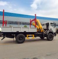 China Dongfeng 8-12t Heavy Duty Truck Mounted Crane Straight Arm 380HP Euro 5 for sale