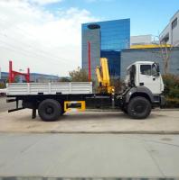 China Dongfeng 8-12t Heavy Duty Truck Mounted Crane Straight Arm 380HP Euro 5 for sale