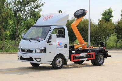 China Hook Lift Garbage Truck 4X2 Mini Garbage Truck 4cbm for sale