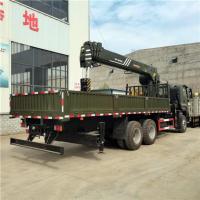 China 10 Ton 20 Ton Truck Mounted Crane Telescopic Straight Arm Single Arm Crane 6x4 LHD for sale