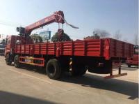 China Dongfeng 6.3 Ton Truck Mounted Crane 10000kg Lifting Capacity 210HP Diesel Engine for sale