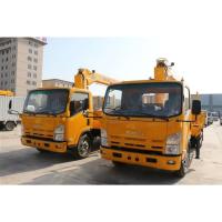 China Isuzu 4X2 3.2 Ton Truck Mounted Hydraulic Crane Telescopic Boom 8 T.m for sale