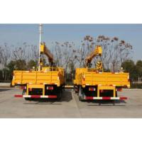 China Isuzu 4X2 3.2 Ton Truck Mounted Hydraulic Crane Telescopic Boom 8 T.m for sale