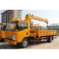 China Isuzu 4X2 3.2 Ton Truck Mounted Hydraulic Crane Telescopic Boom 8 T.m for sale