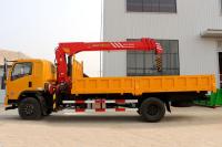 China Light Duty Tow 8t Truck with Rotating Arm Crane for sale