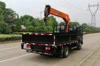 China HOWO 8 Ton Crane Truck with Tipper 190hp 4x2 Mounted Straight Arm Crane for sale