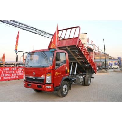 China Sinotruck HOWO 4x2 Tipper Truck 12480kg Loading Capacity 5600x2300x1500mm Dump Truck for sale