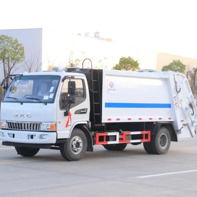 China JAC 6cbm Compactor Garbage Truck 5 Ton Waste Collection 4x2 Euro 3 for sale