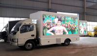 China P16 Mobile Advertising Truck Exterior LED Display Van with 98HP Diesel Engine for sale