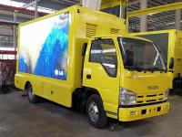 China ISUZU 4x2 Self Powered Mobile LED Display Advertising Truck P6 Outdoor 5995mm for sale