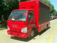 China ISUZU 4x2 Self Powered Mobile LED Display Advertising Truck P6 Outdoor 5995mm for sale