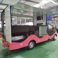 China Mobile Food Truck 5100mm Stainless Steel Coffee Ice Cream Burger Trailer with 115HP Engine for sale