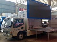 China 4x2 China Made Advertising Mobile Stage Truck with P6 LED Screen Billboard 3840x1760mm for sale