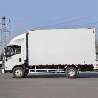 China ISUZU 120HP Light Duty Box Truck 4x2 5000kg Load Capacity Cargo Van Lorry for sale
