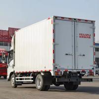 China ISUZU 120HP Light Duty Box Truck 4x2 5000kg Load Capacity Cargo Van Lorry for sale