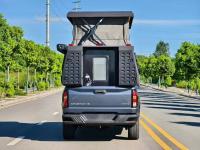 China Luxury 4-Person Diesel Motorhome Camper Van 2.5T 130km/h with 12V Fridge and RV Toilet for sale