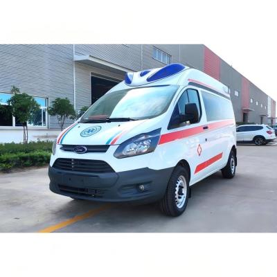 China Ford Transit 1195 Emergency ICU Ambulance Vehicle 4944mm Diesel 85kw for sale