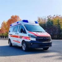 China Ford Emergency Ambulance Car 4944x1972x2390mm Mobile Clinic Truck with Stretcher for sale