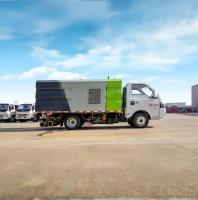 China Dongfeng 4x2 Road Sweeper Truck 7 CBM Garbage Tank 4 CBM Water Tank with Hose Reel for sale