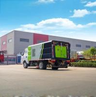 China Dongfeng 4x2 Road Sweeper Truck 7 CBM Garbage Tank 4 CBM Water Tank with Hose Reel for sale