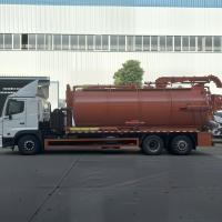 China Hino 10cbm 6x4 Stainless Steel Vacuum Tank Truck for Municipal Pipeline Dredging for sale
