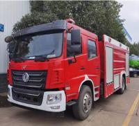 China Dongfeng 5000L Water Tanker Fire Truck 4X2 60L/s Fire Pump for Factory Terminal for sale