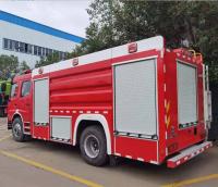 China Dongfeng 5000L Water Tanker Fire Truck 4X2 60L/s Fire Pump for Factory Terminal for sale