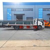 China FAW 8 Ton Flatbed Tow Truck 180HP Diesel Wrecker Recovery Vehicle for Roadside Assistance for sale