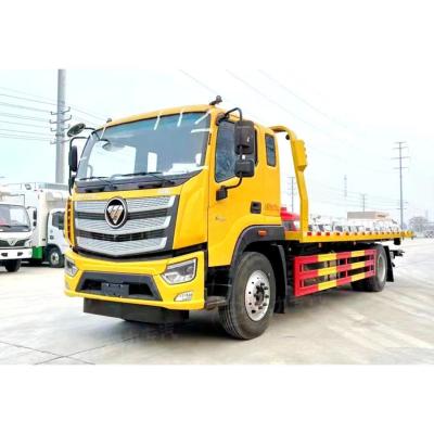 China Foton 4x2 Flatbed Towing Truck 4ton Underlift Tow Truck Custom Logo for sale