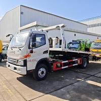 China JAC 5 Ton Light Duty Wrecker Recovery Truck 4x2 Road Emergency Towing Vehicle 98HP Diesel for sale